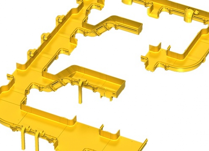 Optic Fiber Cable Runway System For Data Center